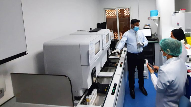 Sysmex UN Series Urinalysis Automation line installation, Doha Clinic ...